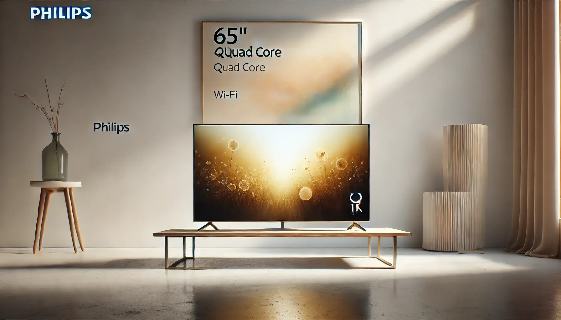 Smart TV 65 Polegadas 4K Quad Core com Wi-Fi e Bluetooth Philips