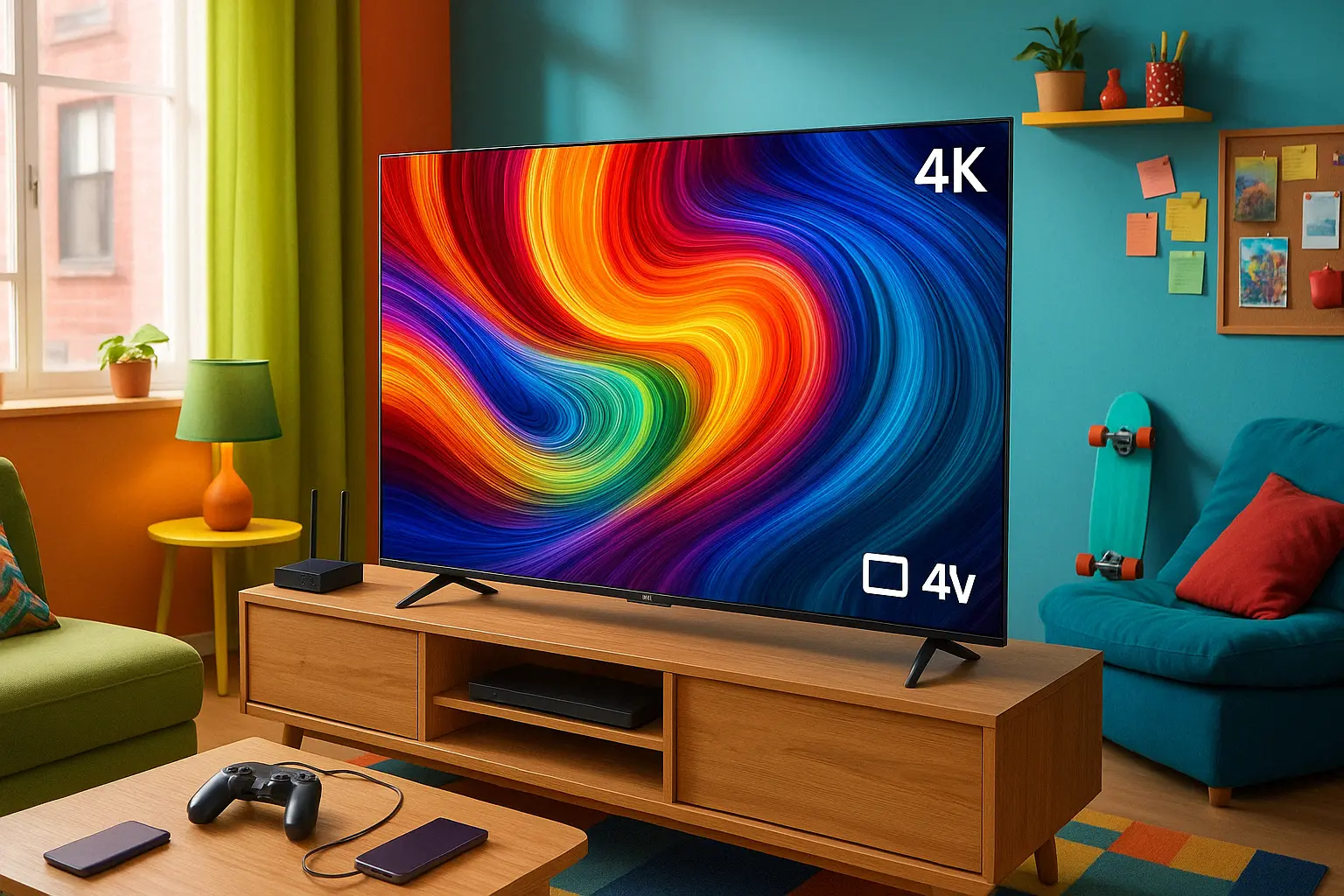 TCL P755 65” 4K: Google TV com Dolby e Wi-Fi Dual Band