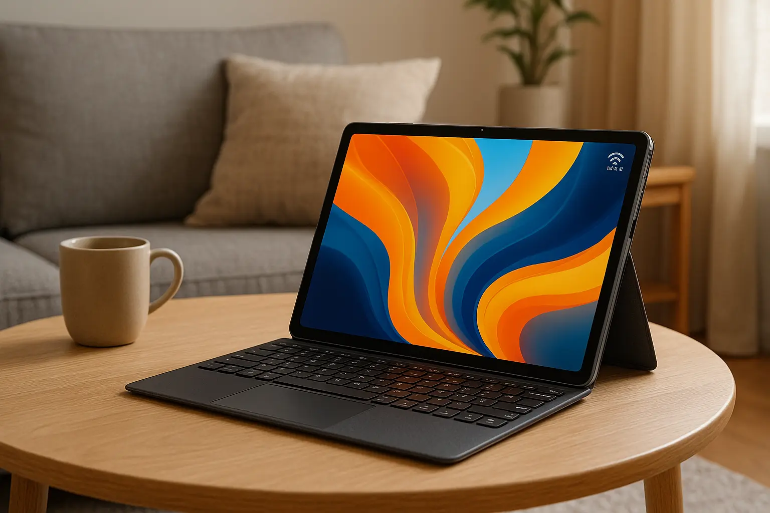 NOVOJOY Tablet 2 em 1 com teclado e Wi-Fi 6 surpreende pela versatilidade