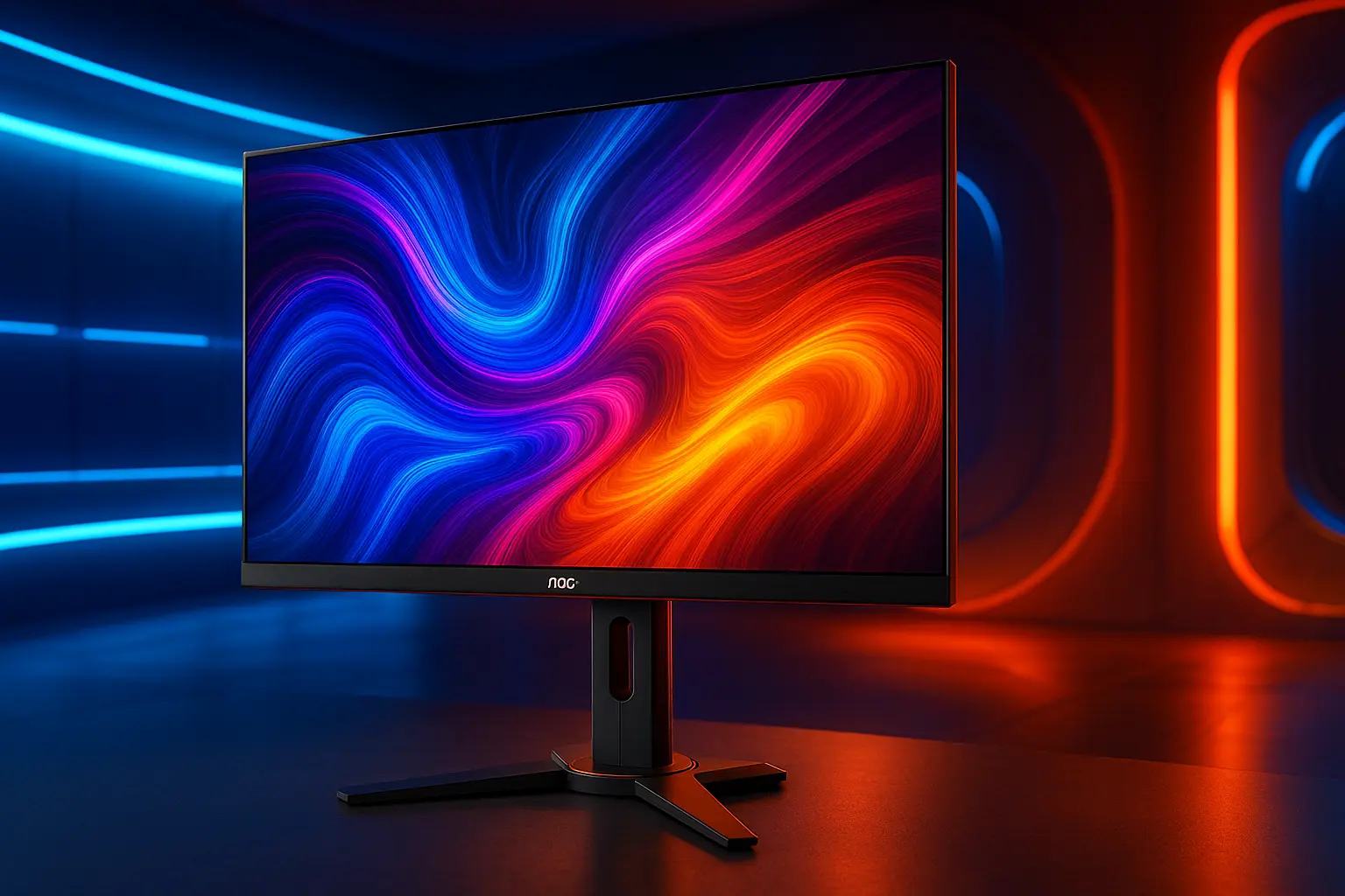 Monitor Gamer AOC 27" 180Hz 0,5ms IPS com Ajuste de Altura