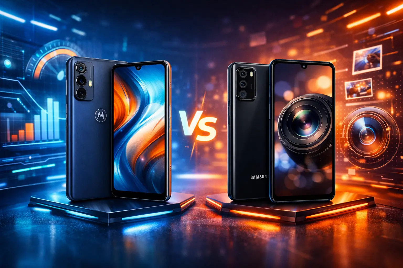 Galaxy A07 Samsung vs Moto G05: Desempenho ou Câmera?
